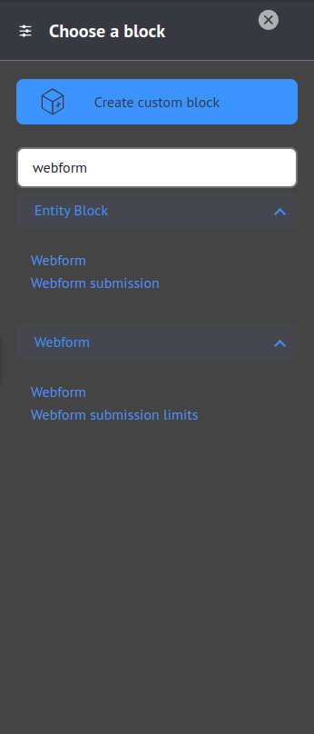 Fix empty space between blocks' names when using search in blocks dialog [#3307036] | Drupal.org